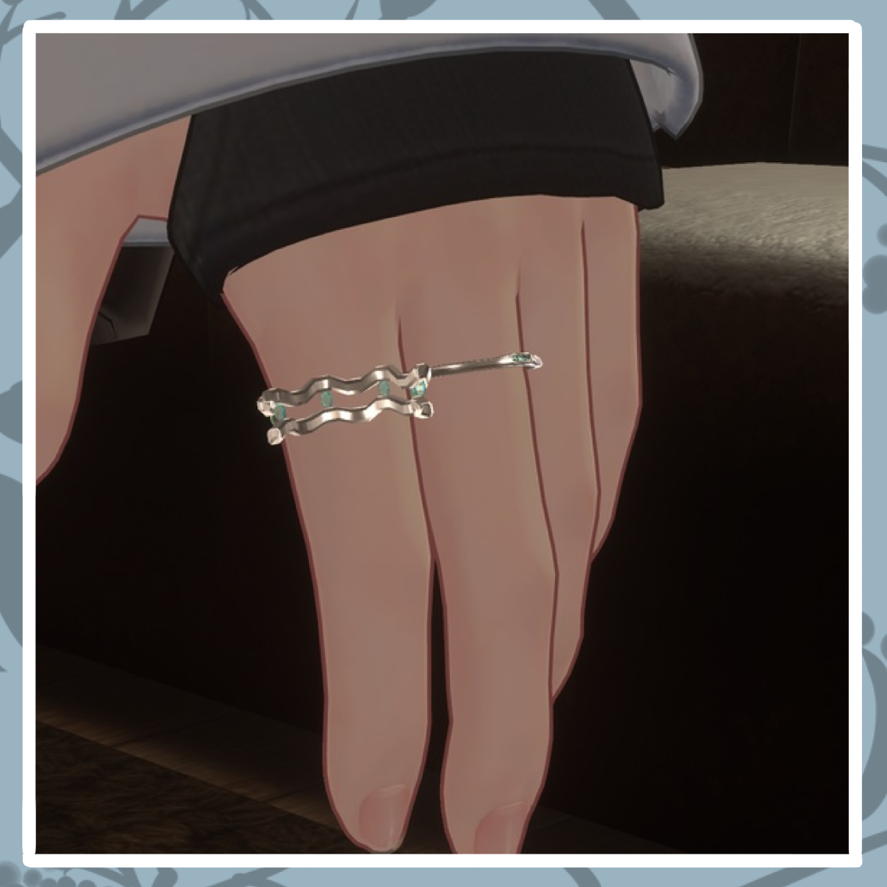 【VRChat想定】シンプルシルバーリング／Simple silver Ring - magyo-oshop - BOOTH