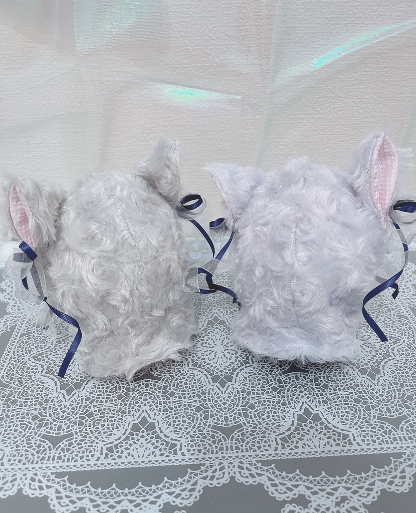 ネコ耳フード付きケープ(グレー) - R-CHU - BOOTH