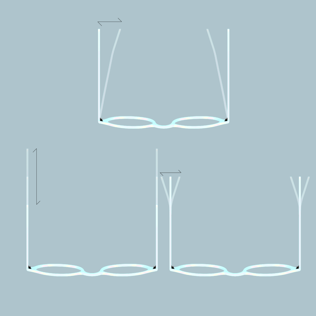 ボストンメガネ/Boston Glasses 計55種【ホログラフィック/クリアカラー/単色/グラデーション/木目】 - Trygone ...