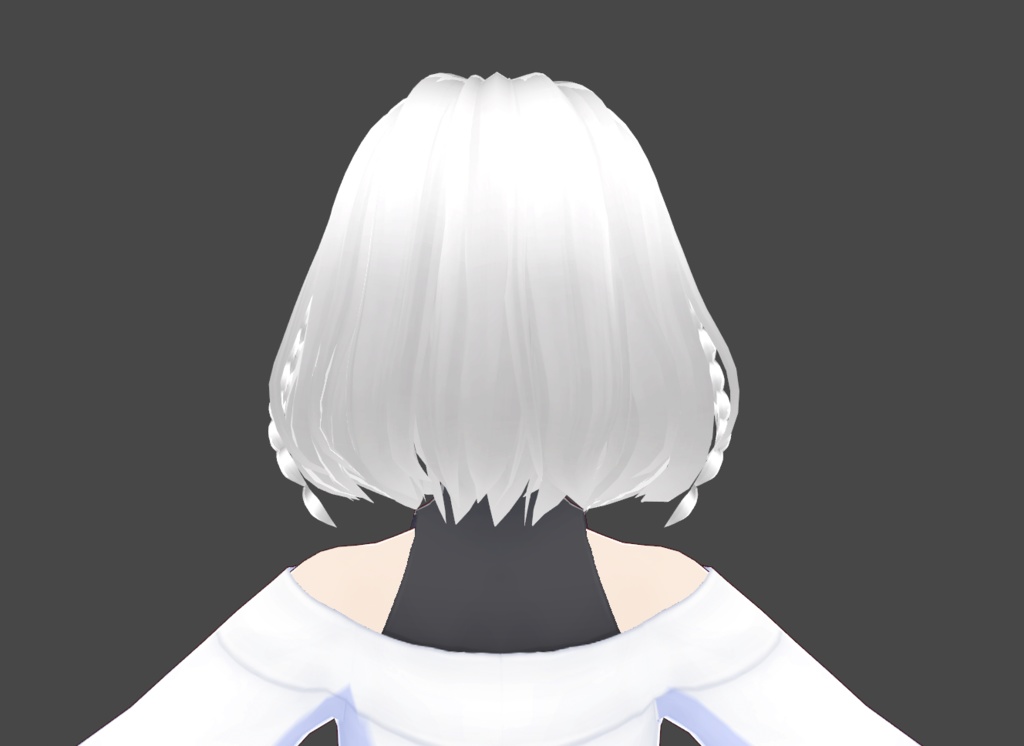 Vroid braid ブレード 髪型 - nagongze - BOOTH