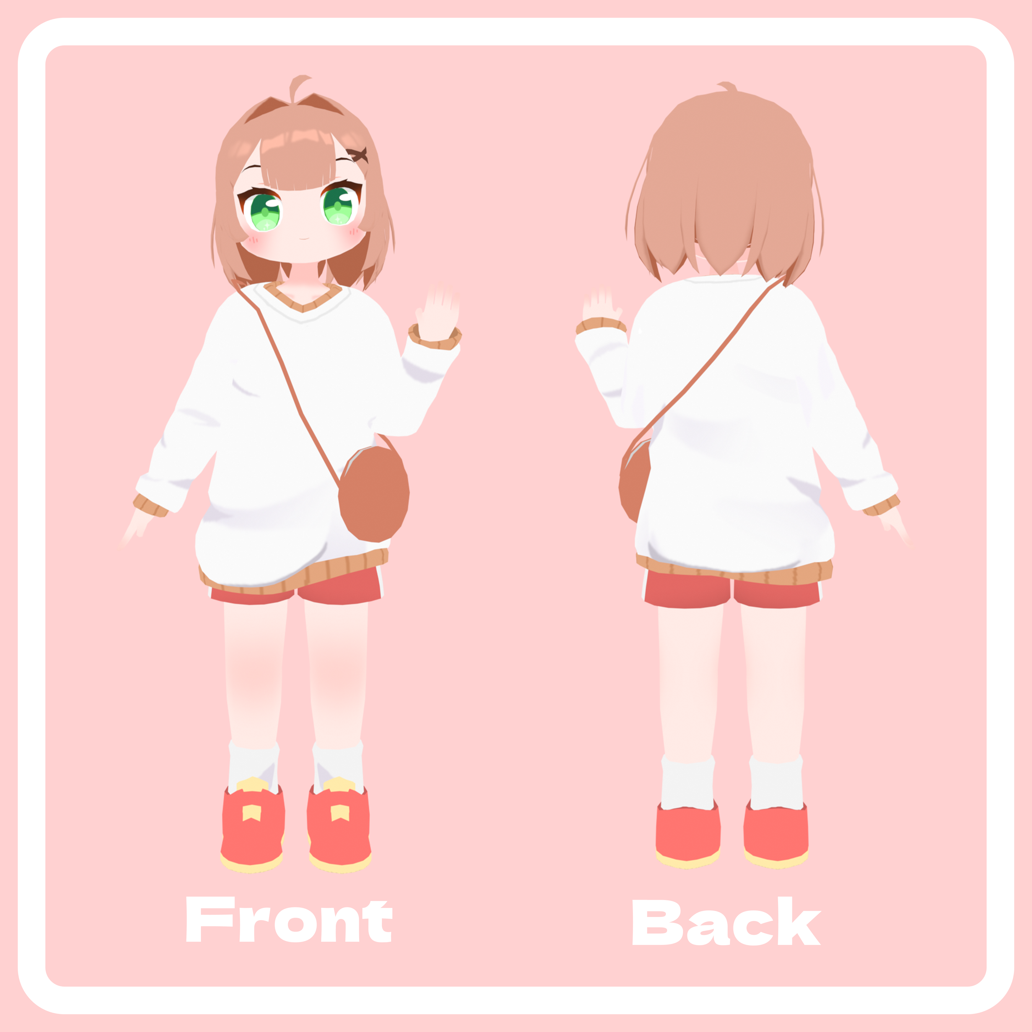 【無料】にのんちゃん-Ninon-/オリジナル3Dモデル - mgmgstore - BOOTH