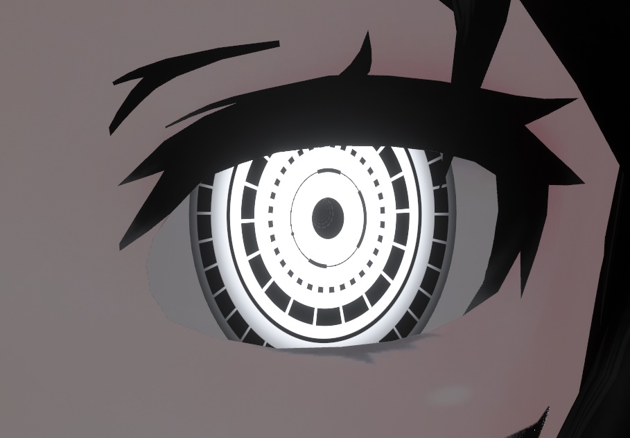 VRChat July Cyber Eye Shader - dopestaff - BOOTH