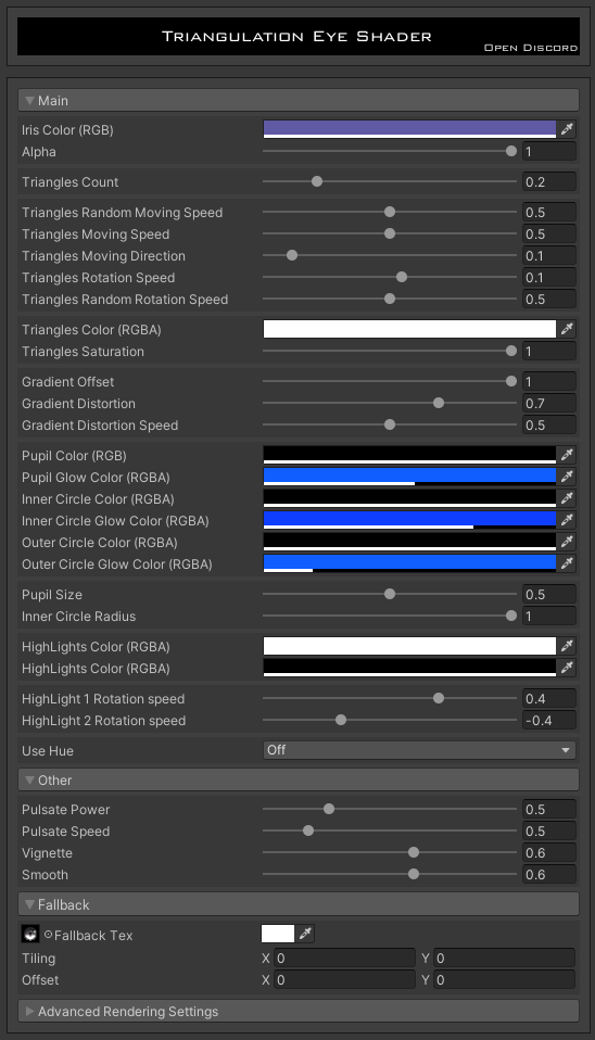 VRChat | Triangulation Eye Shader | 三角測量アイシェーダー - dopestaff - BOOTH