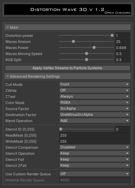 VRChat | Distortion Wave 3D Shader | v1.2 | [FREE] - dopestaff - BOOTH