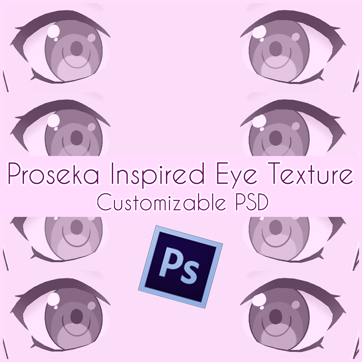[Vroid] PROSEKA Inspired Eyes Customizable PSD File - nacre77cs ♀ - BOOTH