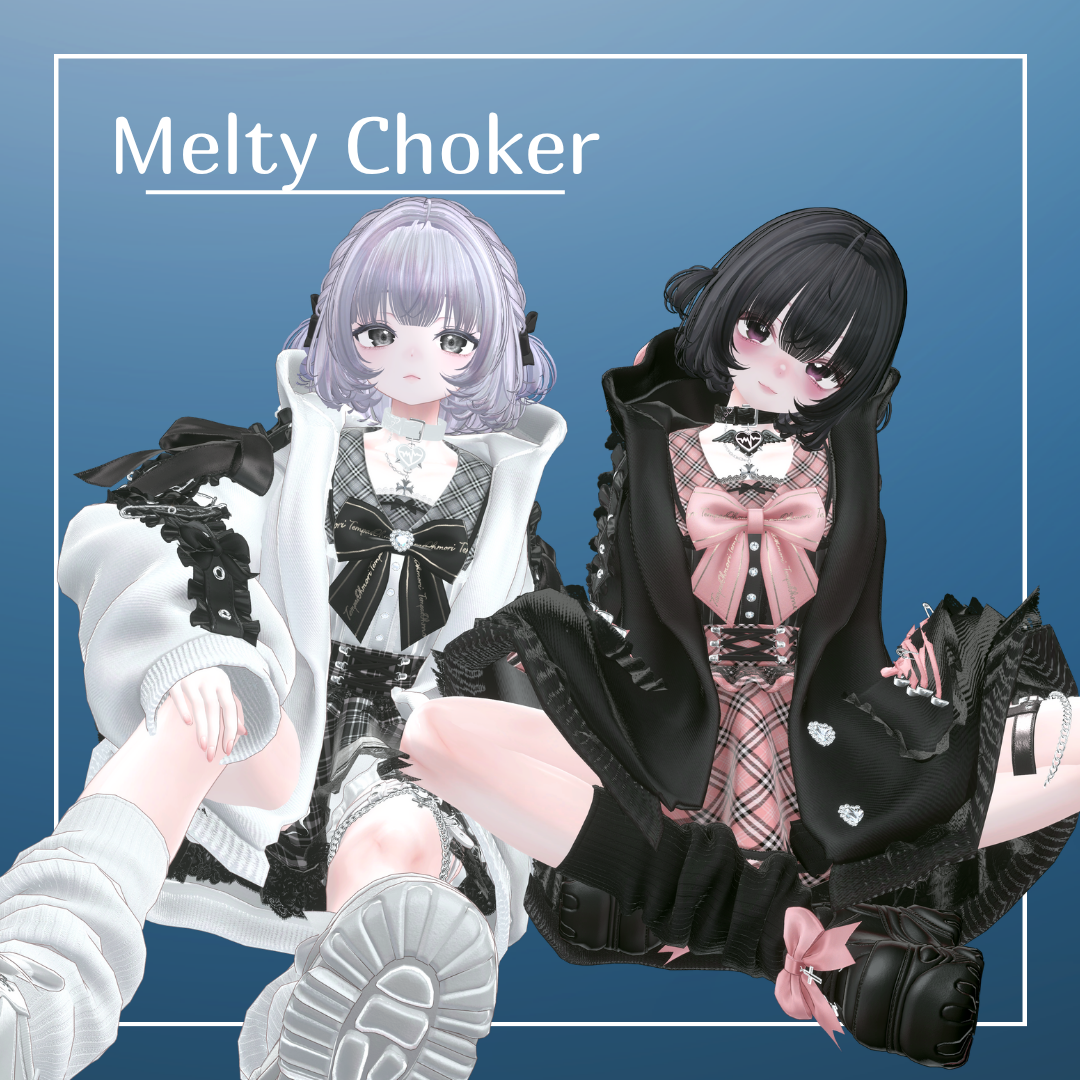 【VRC想定/22アバター対応】Melty Choker - vselect - BOOTH