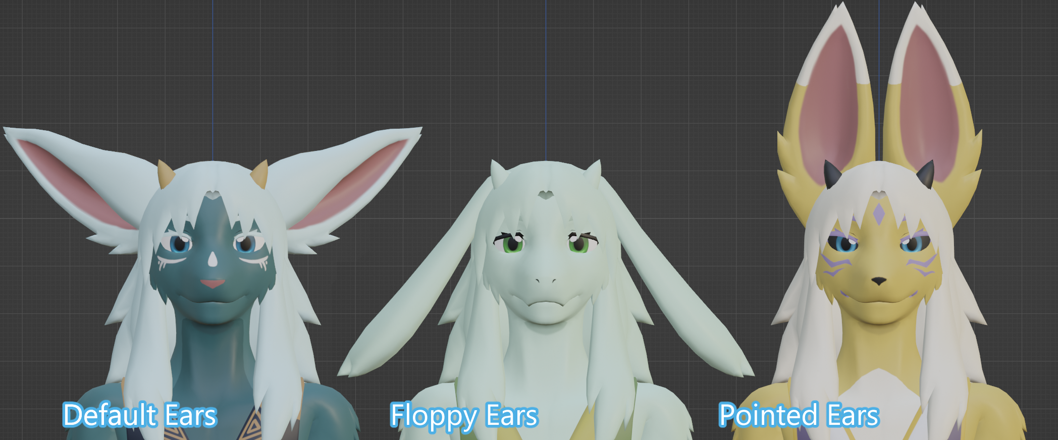 Naizo - VRChat Avatar 3D Model - Nukude's Stuff - BOOTH