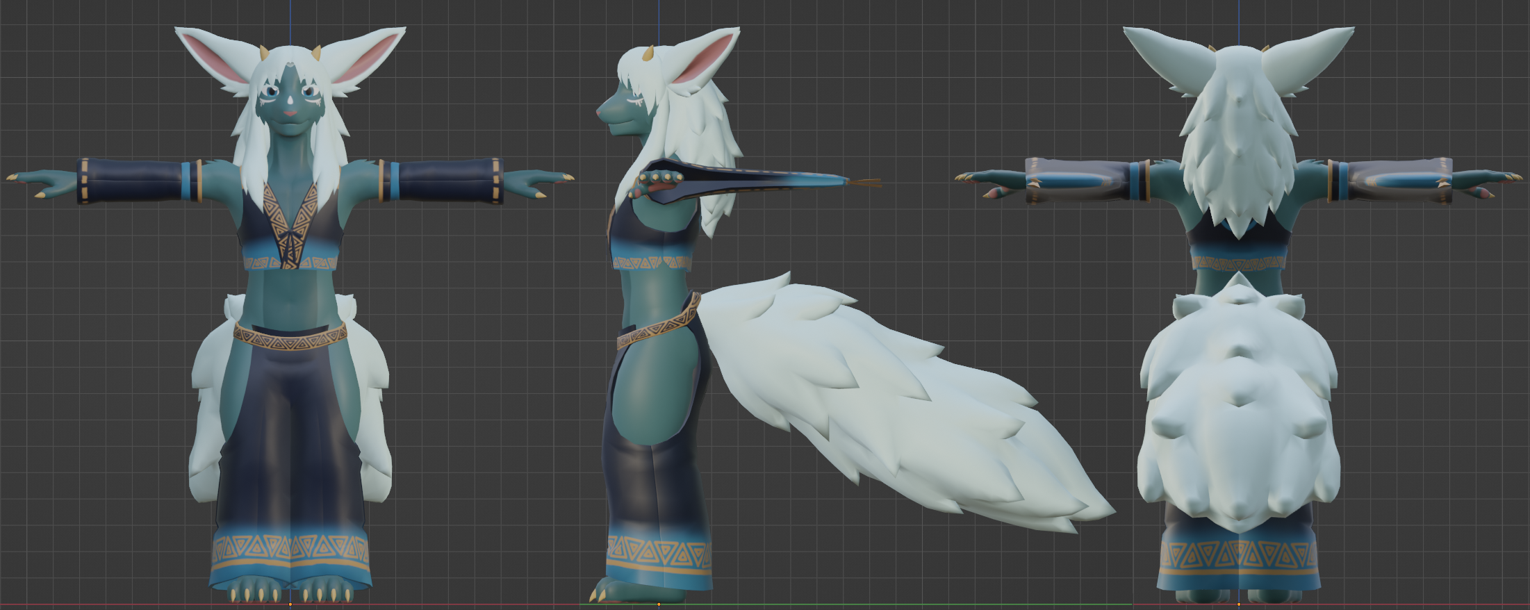 Naizo - VRChat Avatar 3D Model - Nukude's Stuff - BOOTH