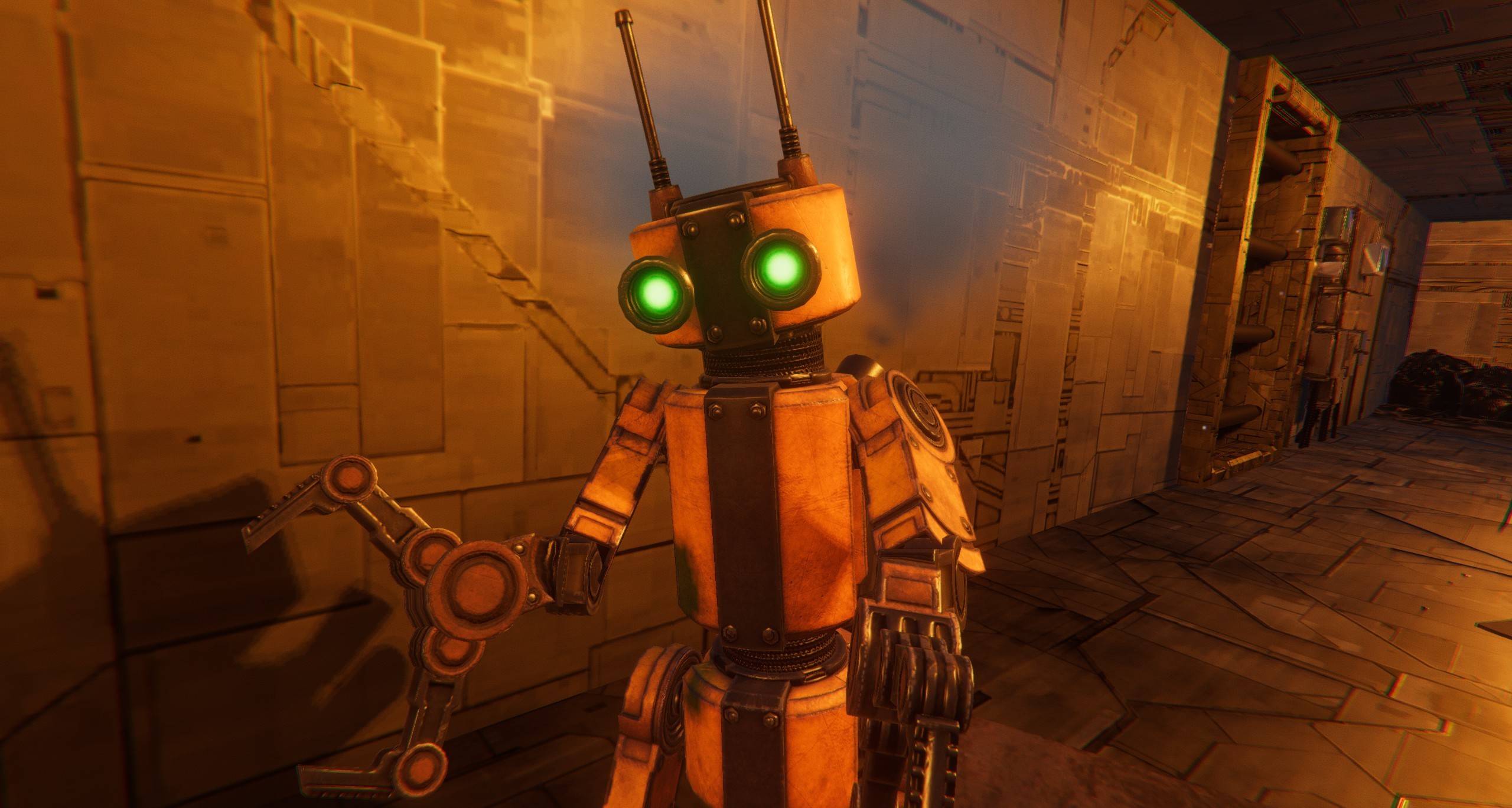 Retro Tubebot 2.0 VRchat Avatar & Game Asset - Travelling Merchant - BOOTH