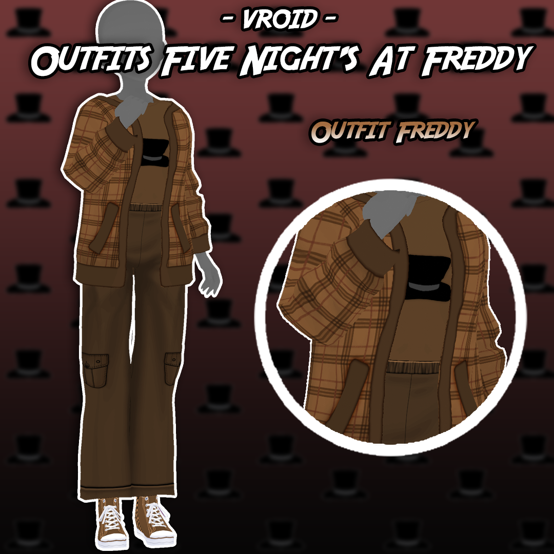 【VRoid】Outfit Five Night's At Freddy's - Pegaotaku - BOOTH