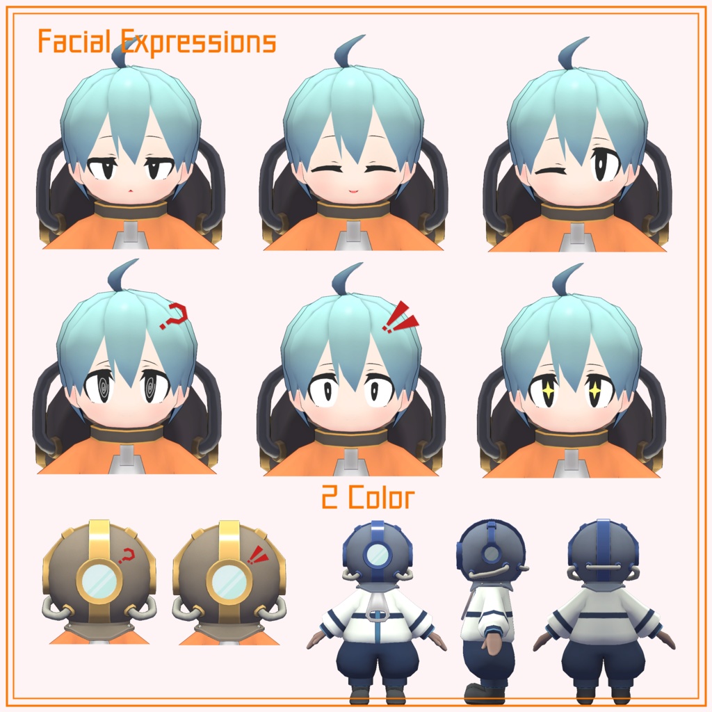 Diver-like model ( SHA-21-0105 sensui ) (Avatar) by Sharono屋 - BOOTHPLORER