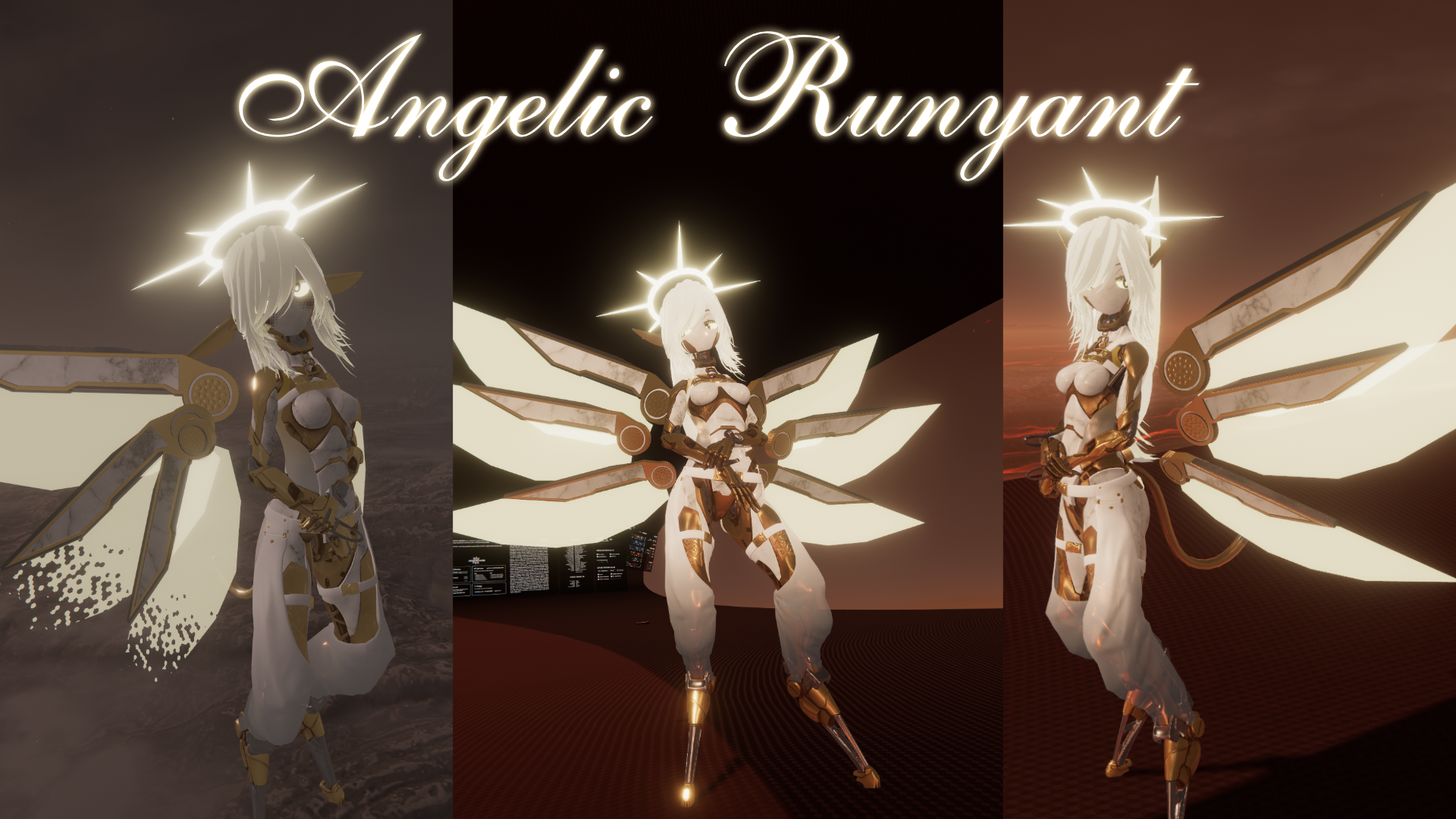 Angelic Automaton - Cyant and Runyant Material and texture set - VRChat ...