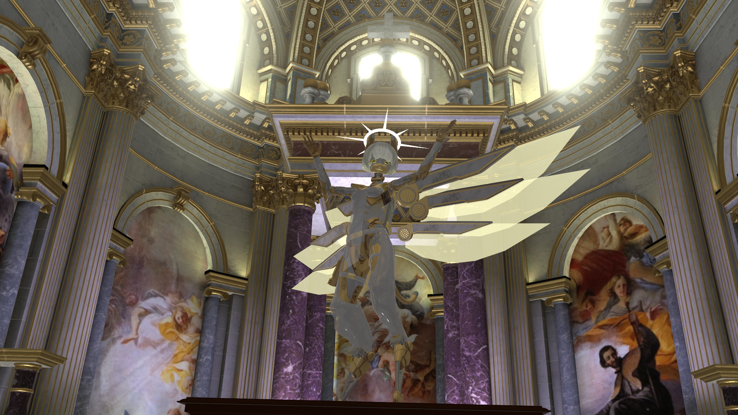 Angelic Automaton - Cyant and Runyant Material and texture set - VRChat ...