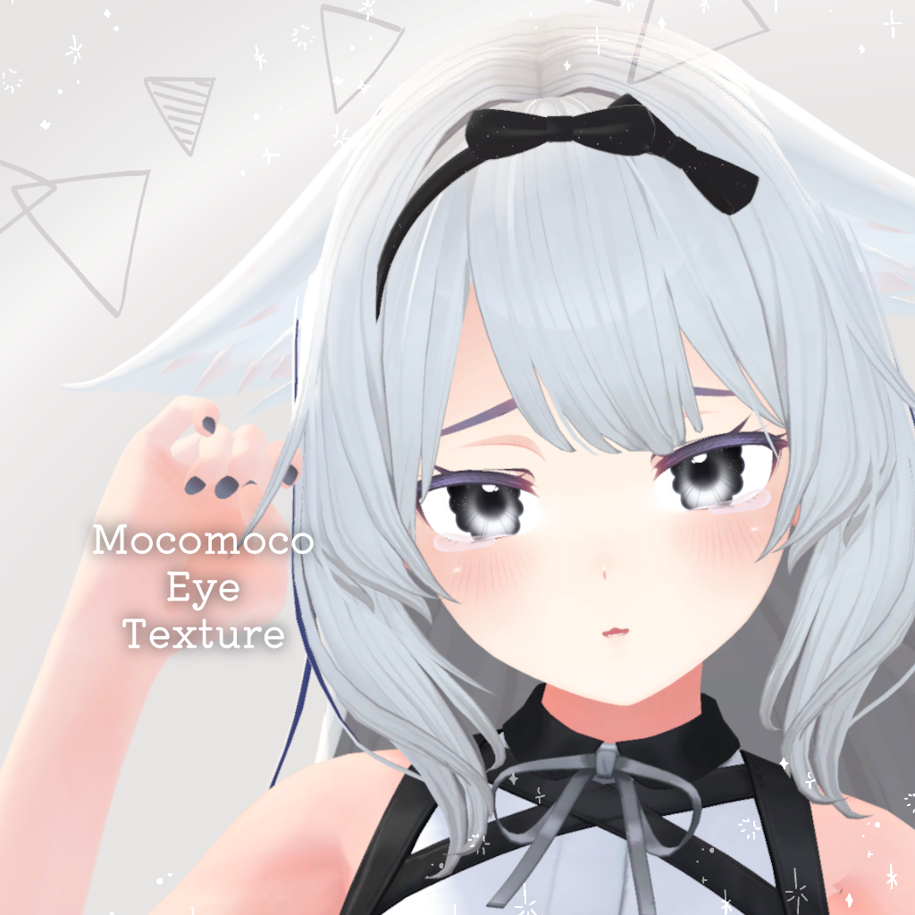 《無料版有り》Mocomoco Eye Texture Package【桔梗(Kikyo)対応】 - #texcian - BOOTH