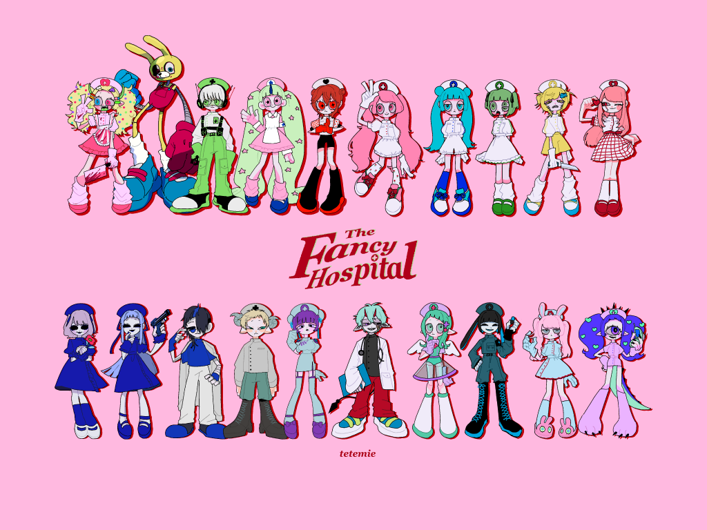 『The Fancy Hospital Characters』キャラクター設定資料集 - 𝙛𝙖𝙣𝙘𝙮 𝙝𝙤𝙨𝙥𝙞𝙩𝙖𝙡 - BOOTH