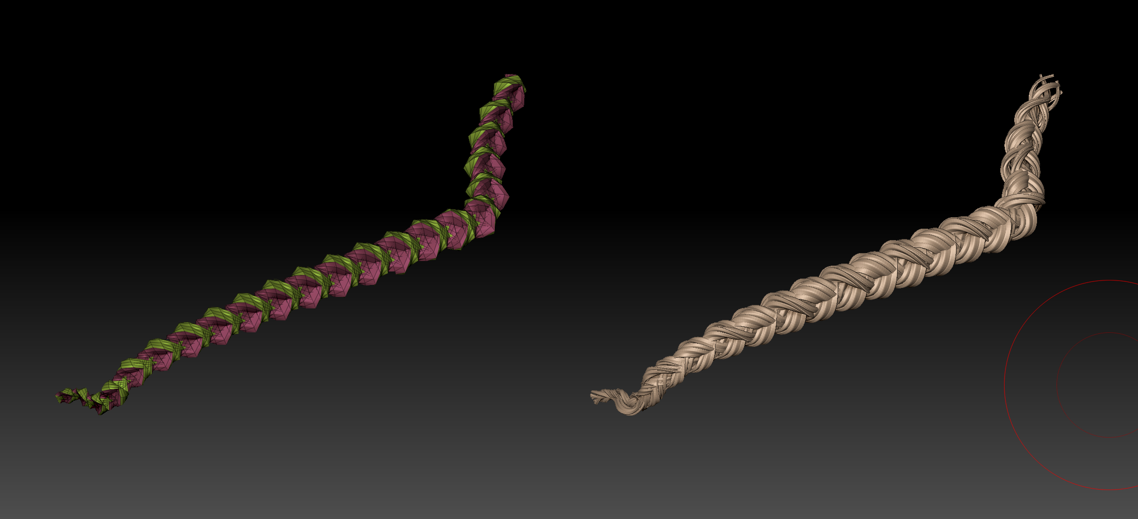 ZBrush_Hair - kudanomo - BOOTH