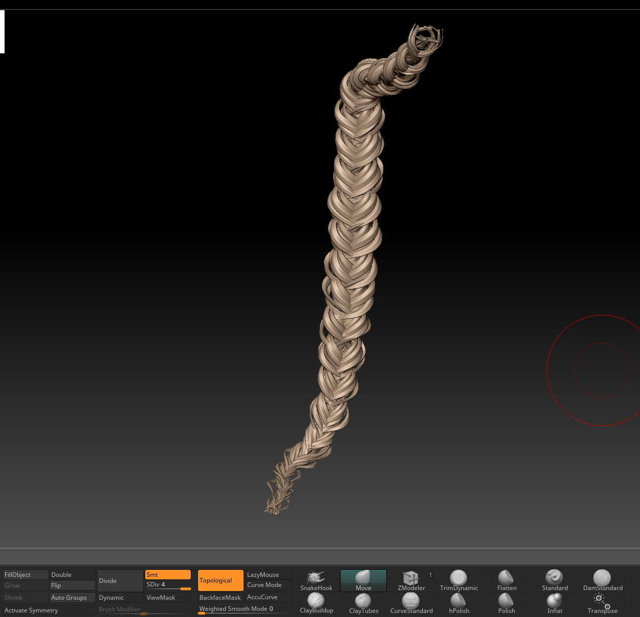 ZBrush_Hair - kudanomo - BOOTH