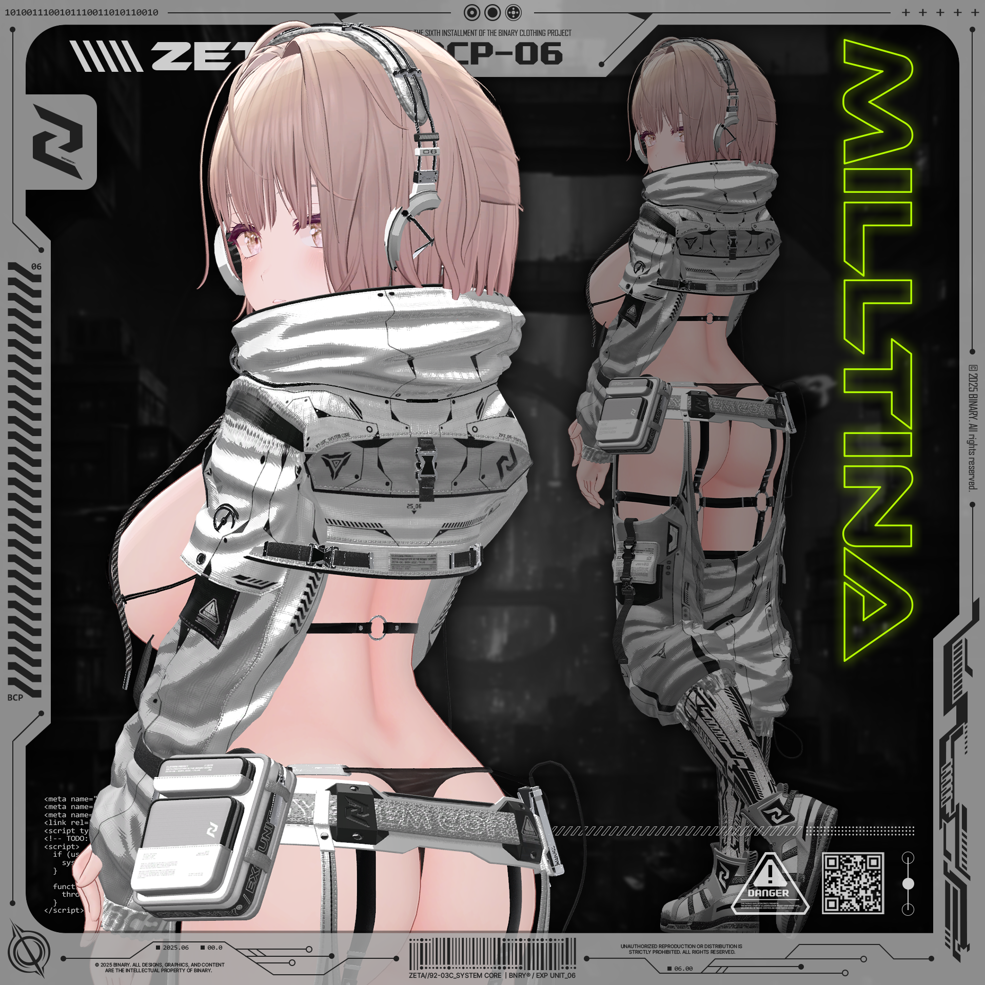 BCP-06 Zeta Clothing Project - Binary - BOOTH