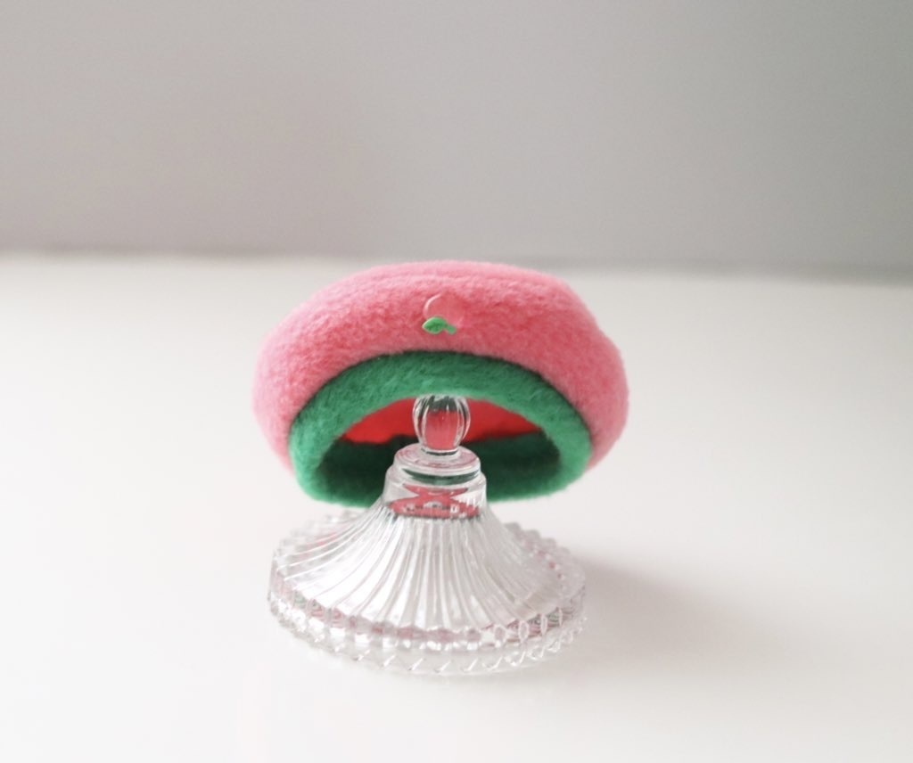 桃ベレー帽 - waca_Boo - BOOTH