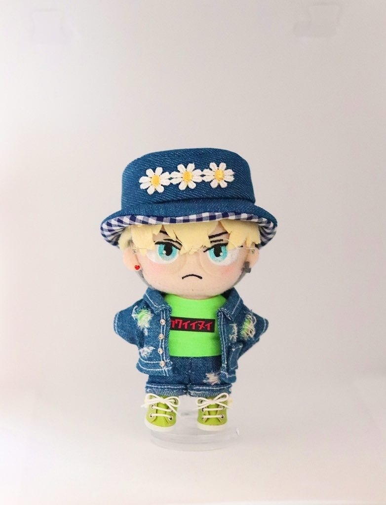 お花デニムハット - waca_Boo - BOOTH