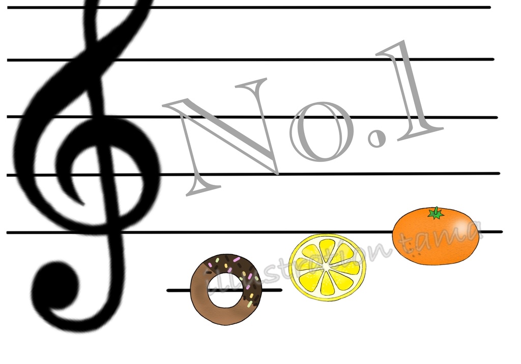 ドーなつ•レもん•ミかん - イラストtama - BOOTH