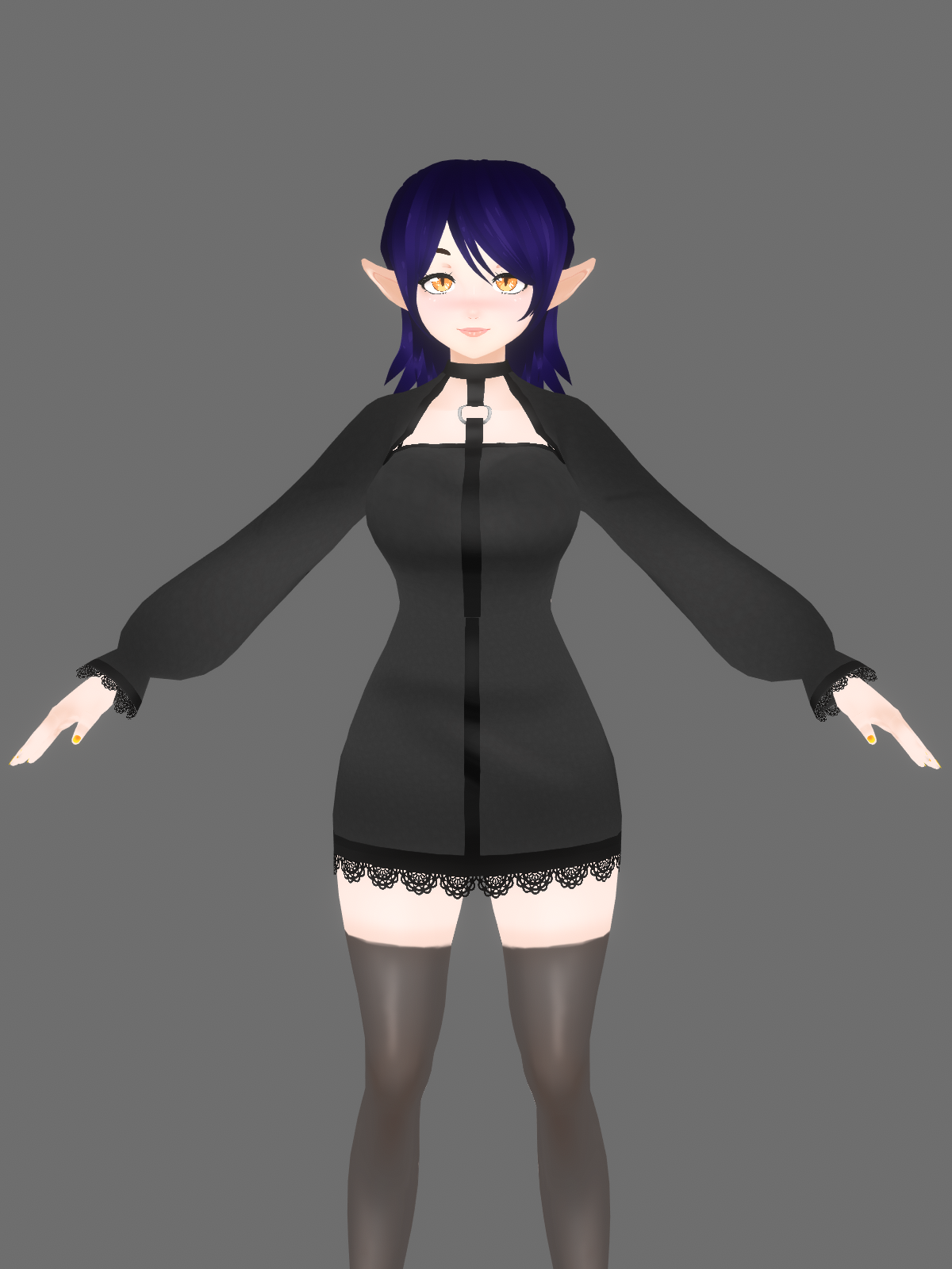 VRoid -- Gothic Dress - FeliKitty - BOOTH