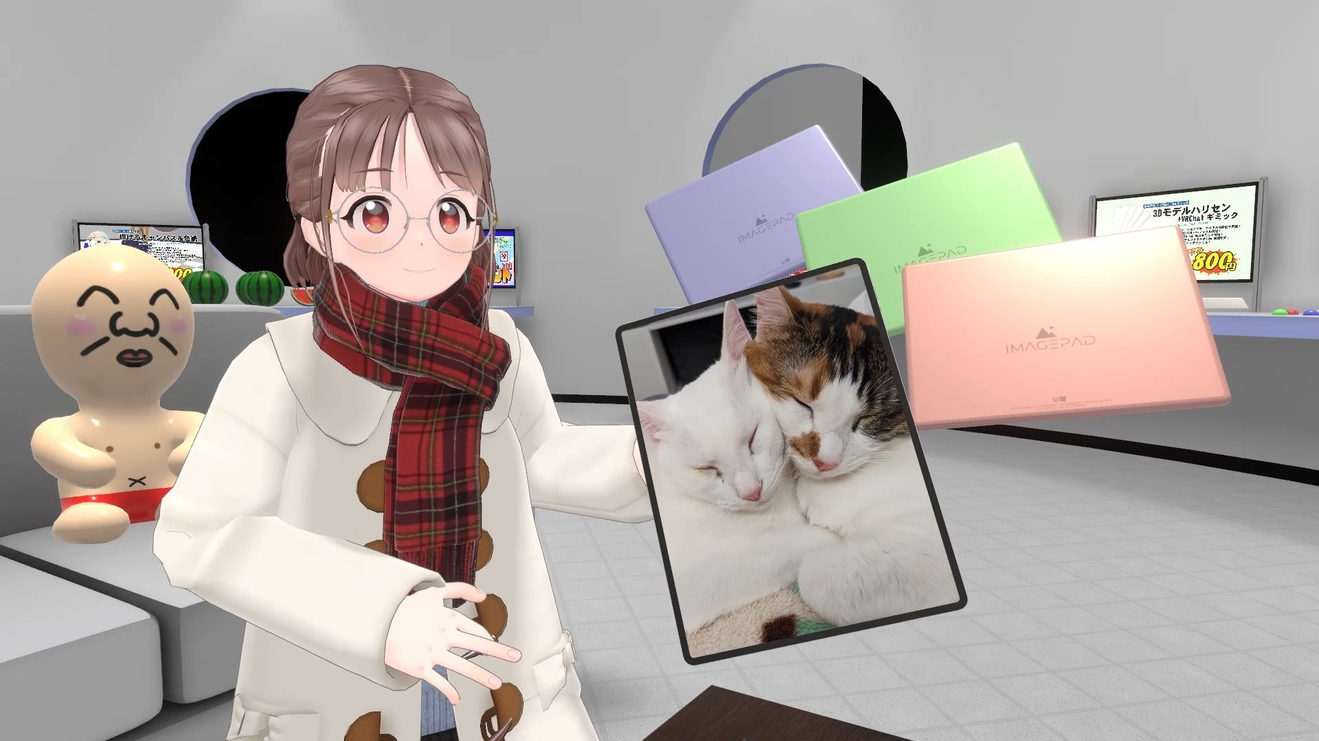 3Dモデル「imagePad」+ VRChat Udon用ギミック - bironist - BOOTH