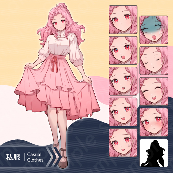 【立ち絵素材5人セット】私服姿の10代キャラクターイラスト・高校生・男性・女性・全身表情10種＋α - 素材POMPACK - BOOTH