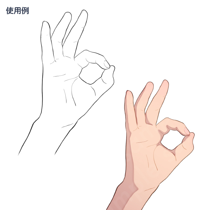 【トレース・参考・加工OK】手の線画ポーズ集：100種類／握る・開く・物を持つ手など【女性のポーズセットNo.1】 - 素材POMPACK - BOOTH