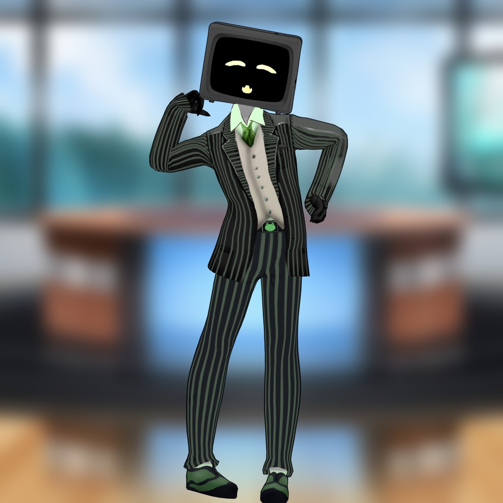 ~Tv Gremlin Vrm Model~ - 𝕋𝕦𝕓𝕖𝕣 𝕍𝕒𝕦𝕝𝕥 - BOOTH