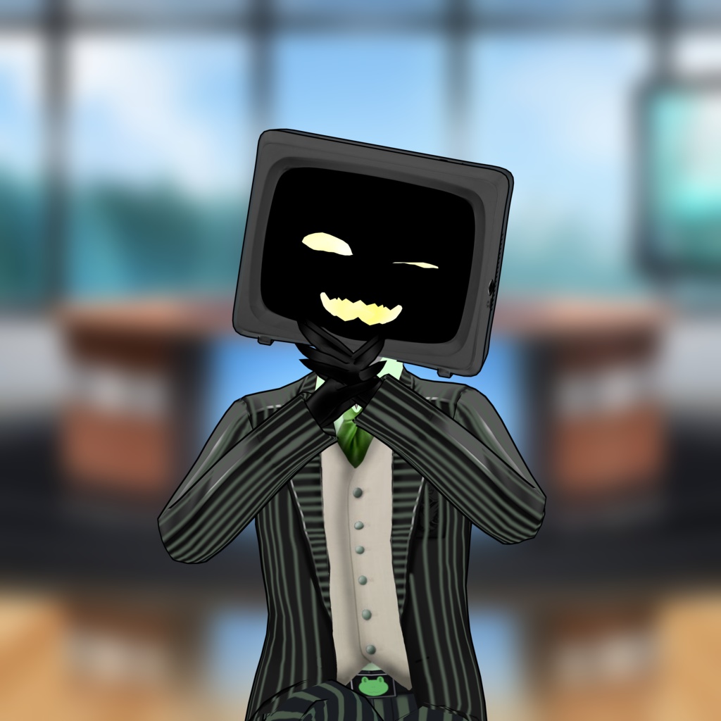 VRCHAT TV Head Model - 𝕋𝕦𝕓𝕖𝕣 𝕍𝕒𝕦𝕝𝕥 - BOOTH