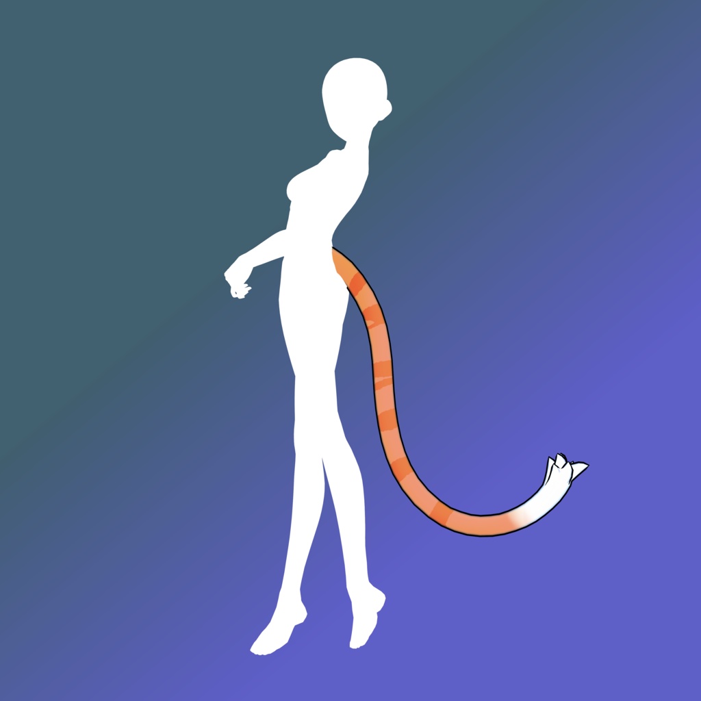 (Rigged) Tabby Tail - 𝕋𝕦𝕓𝕖𝕣 𝕍𝕒𝕦𝕝𝕥 - BOOTH