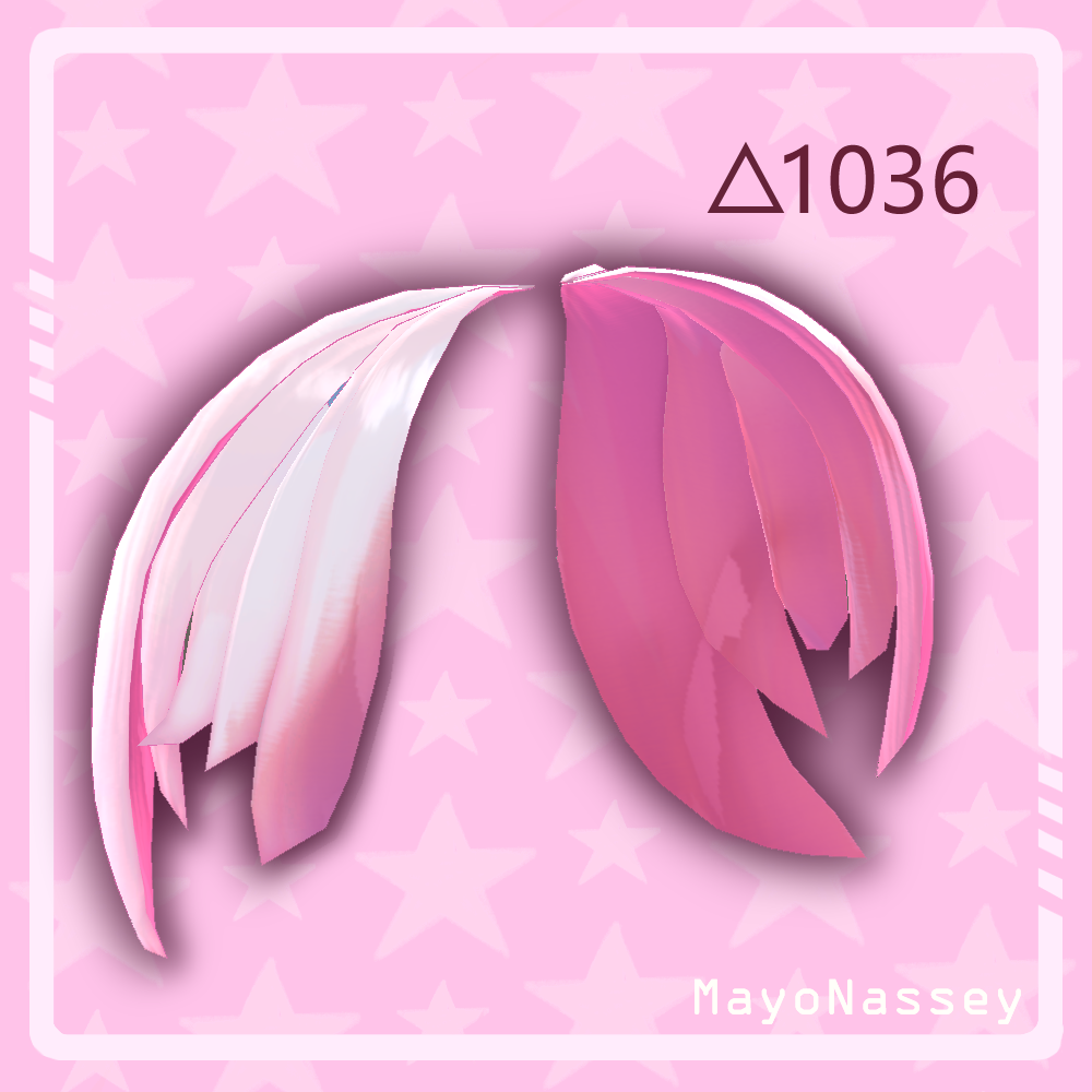 N0-3AR Module (Raruh No Ear Hairpiece) (VRChat) - mayonassey - BOOTH