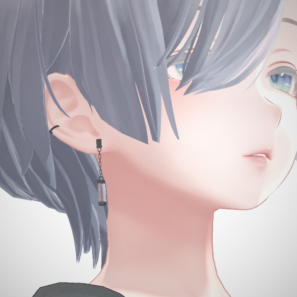【VRChat向け】pierced earring_07_RWPE07 - Roadworks - BOOTH