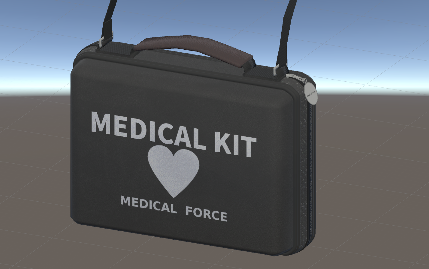 【無料】AED/MEDICAL KITっぽいカバン【VRChat想定】 - BlueDense - BOOTH