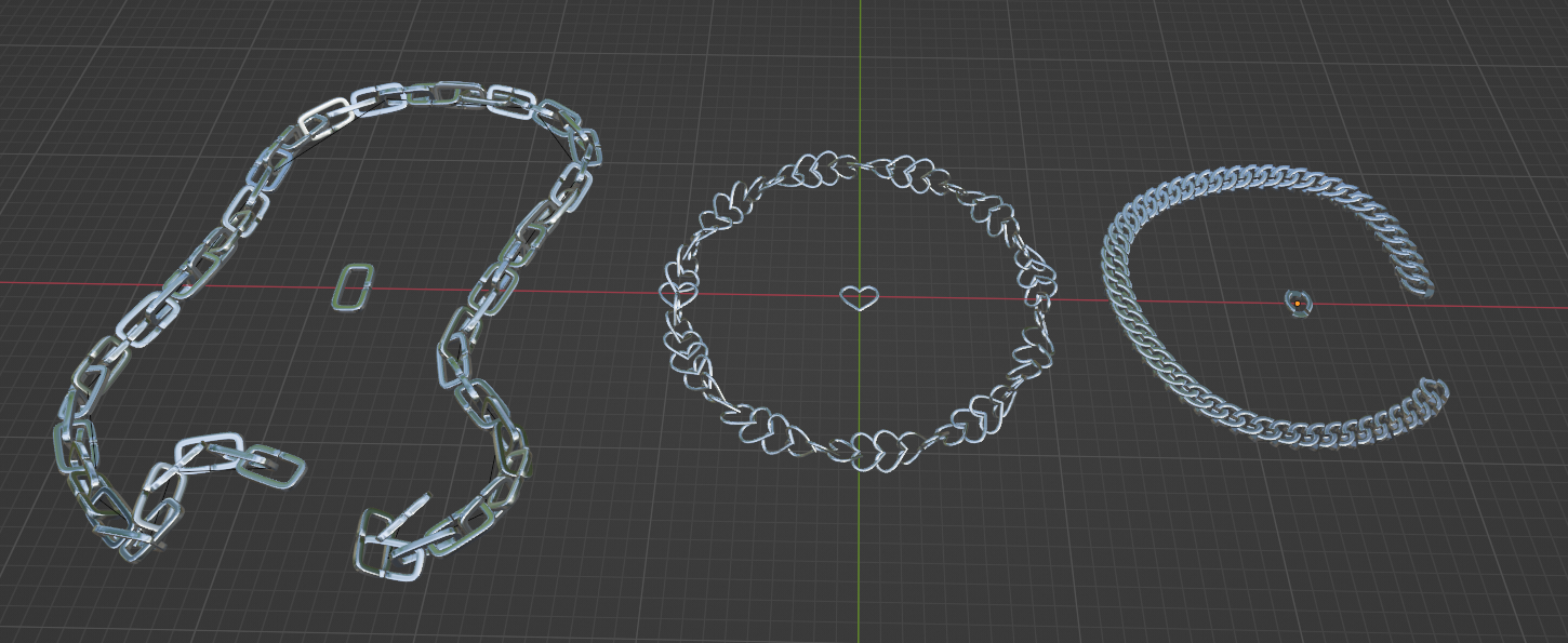 Chain Generator (Blender Geometry Nodes) - カイギャク - BOOTH