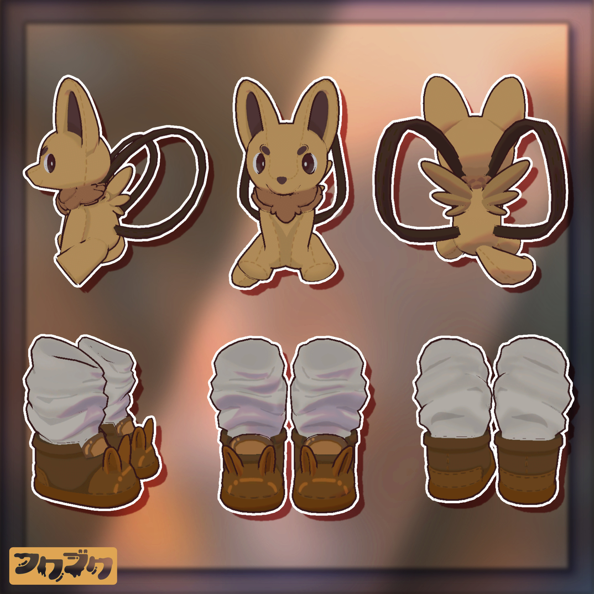 【4アバター対応】春制服 / 狐セット / VRChat - フクブク - BOOTH