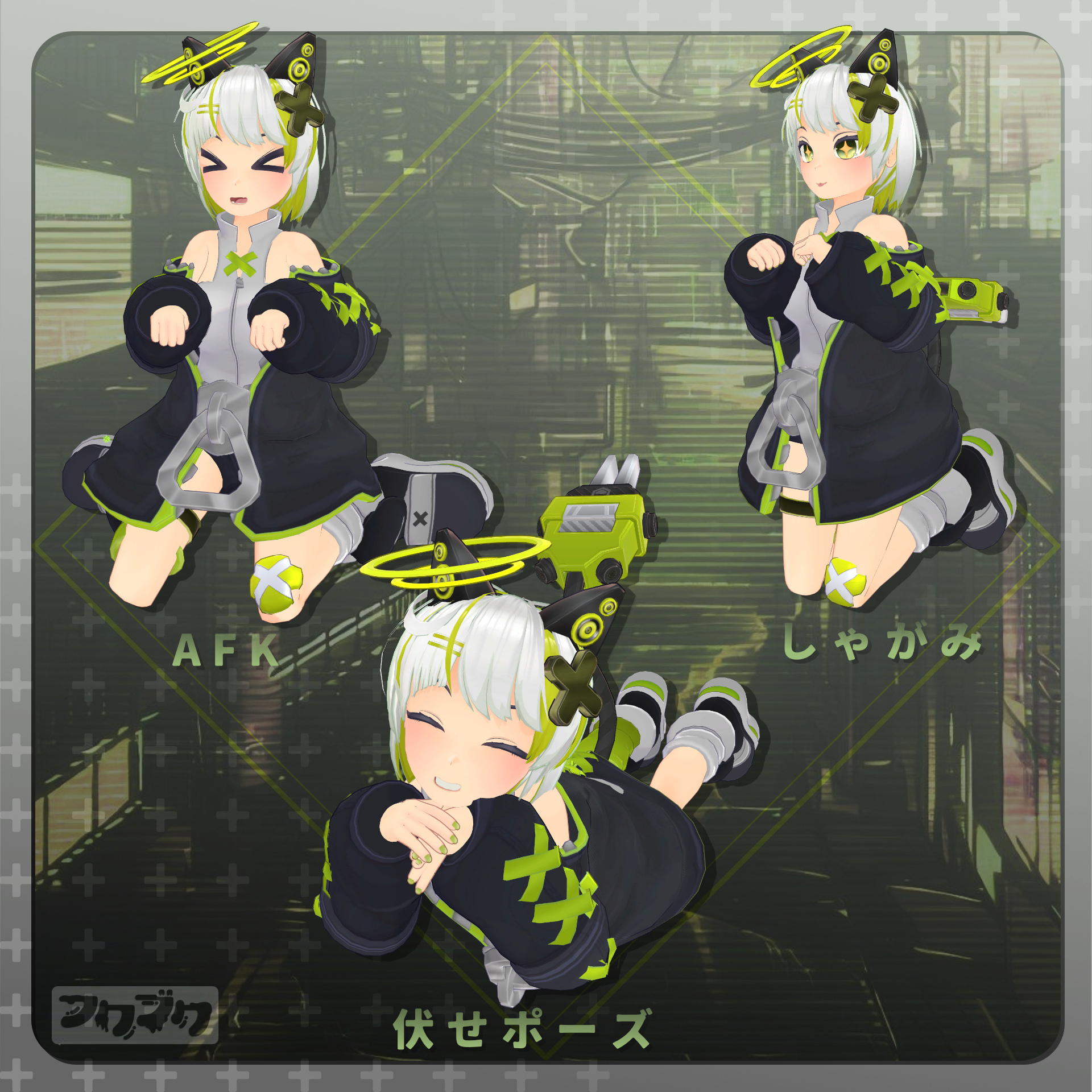 オリジナル3Dモデル「佐羽SAWA」 - フクブク - BOOTH