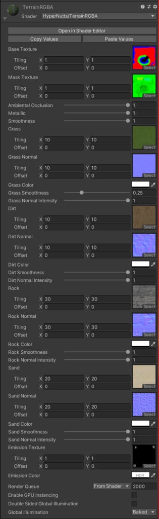 Terrain RGB-A [Shader] - Parrot's Conch - BOOTH