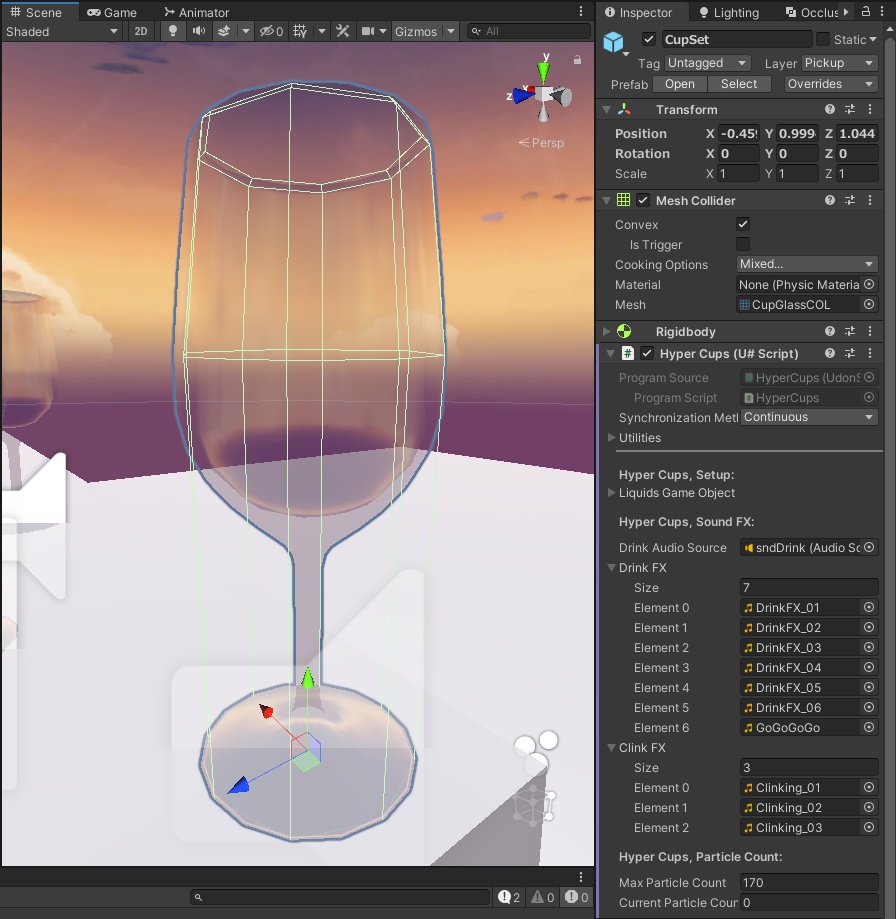 Drinking Bottles [VRChat U# Optimized] - Parrot's Conch - BOOTH