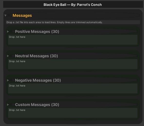 Black Eye-Ball [VRCHAT GAME] - Parrot's Conch - BOOTH