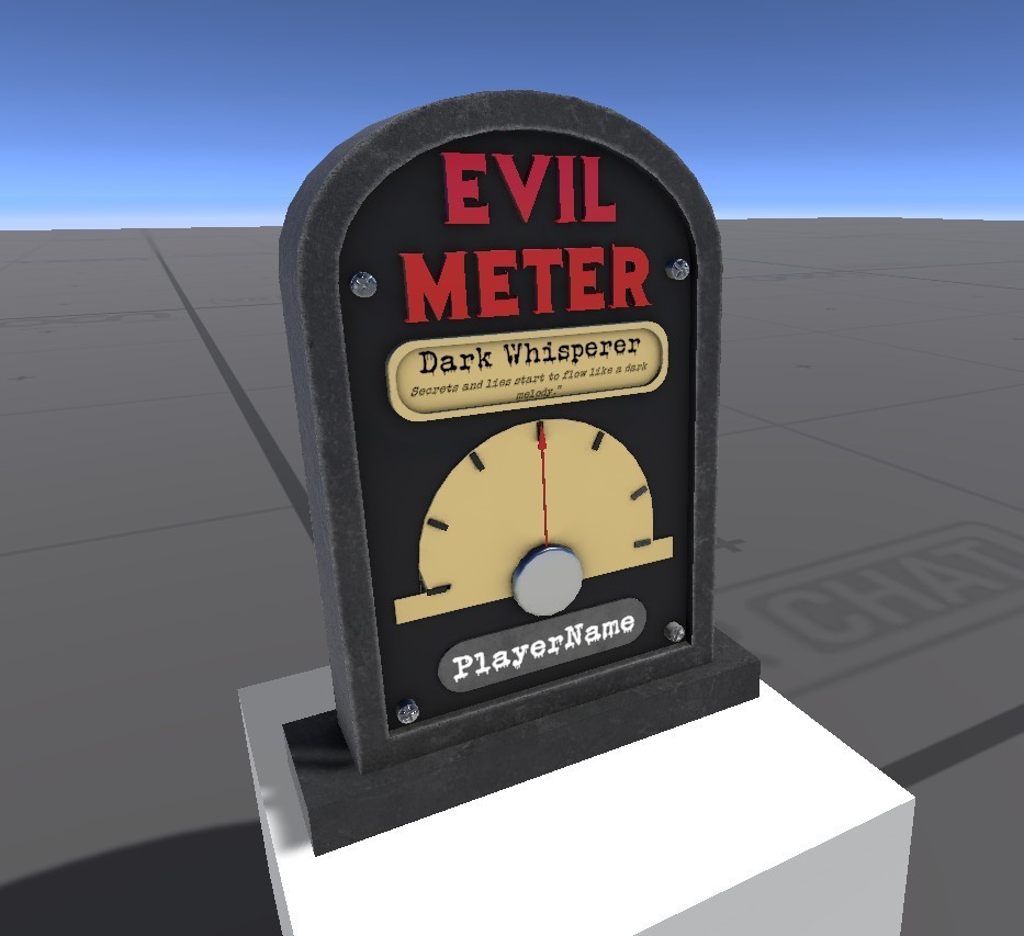 Evil Meter [VRChat] - Parrot's Conch - BOOTH