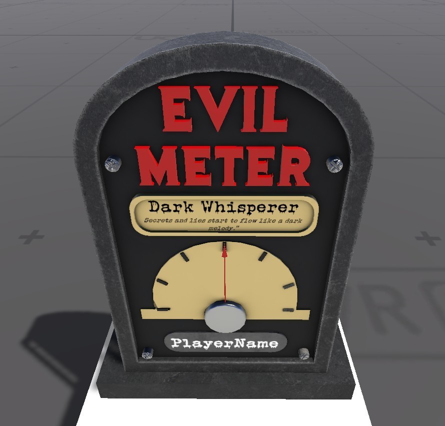 Evil Meter [VRChat] - Parrot's Conch - BOOTH