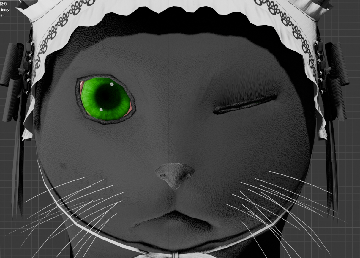 黒猫メイド モカ - Ham & Mocha - BOOTH