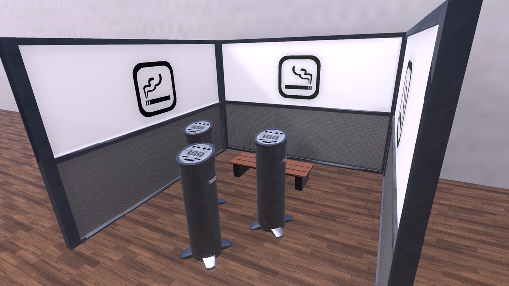 VRChat想定 喫煙所 - 雑貨屋MeHer - BOOTH