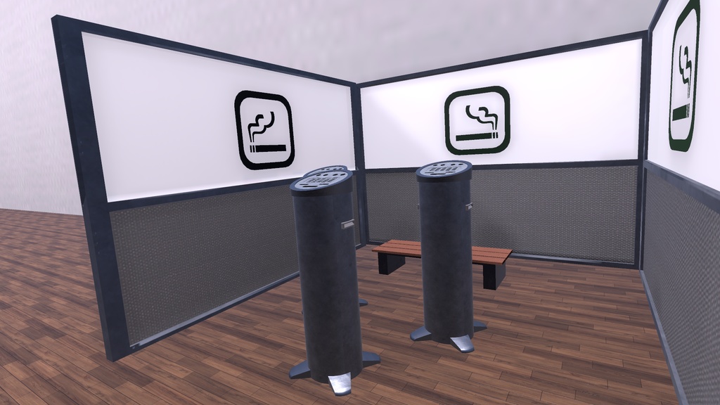 VRChat想定 喫煙所 - 雑貨屋MeHer - BOOTH