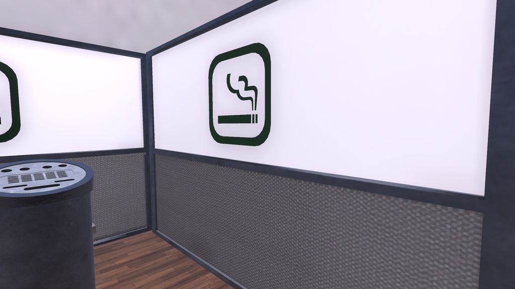 VRChat想定 喫煙所 - 雑貨屋MeHer - BOOTH