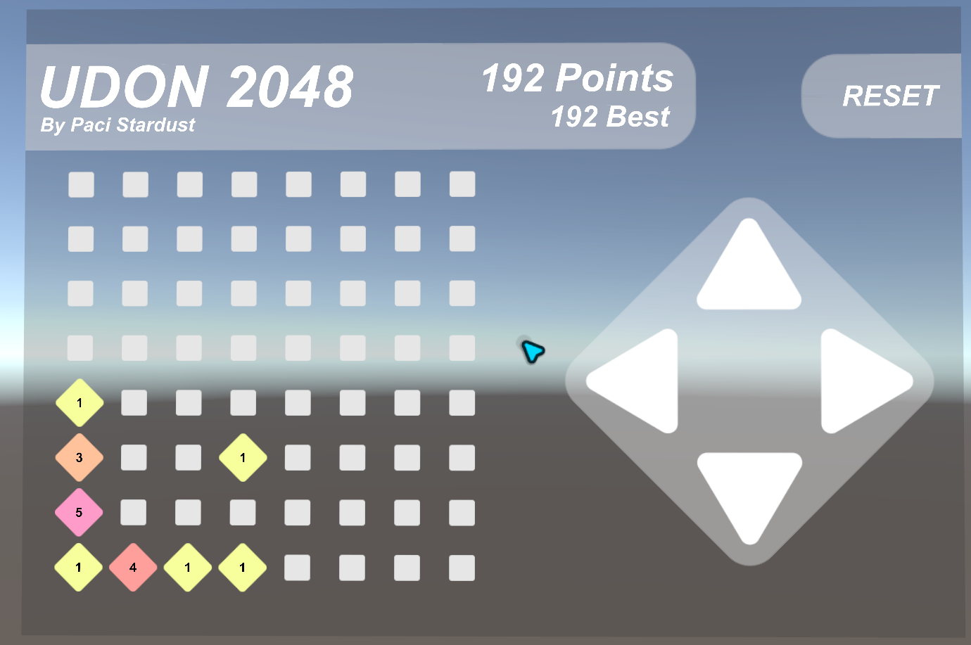 Udon 2048 - U#-Based 2048 Port - pacistardust - BOOTH