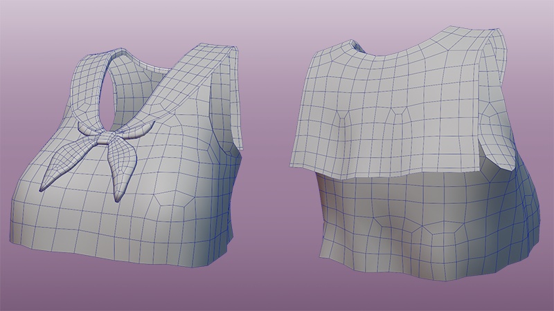 Sailor Crop [VRChat] - cocorohan - BOOTH