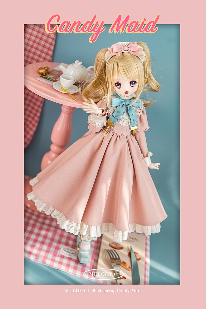 【SDM/MDD】Candy Maid ワンピースセット long ver. - Doll Workshop MELODY.C - BOOTH